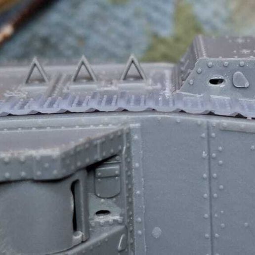🪖 Mark 1 tank tracks for MB models・Free STL File for 3D printing・Cults