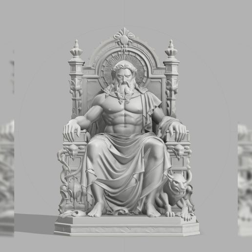 🗿 Hades - Lord of the Underworld・ STL File for 3D printing・Cults