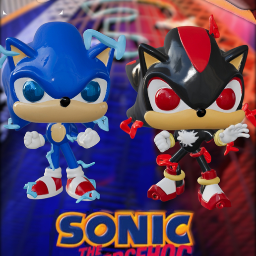 STL file Sonic the Hedgehog Funko Pop 🦔 ・3D printable model to download ...