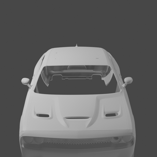 🐚 2015 Dodge Challenger Hellcat RC Body Shell (1:10 Scale)・ STL File ...