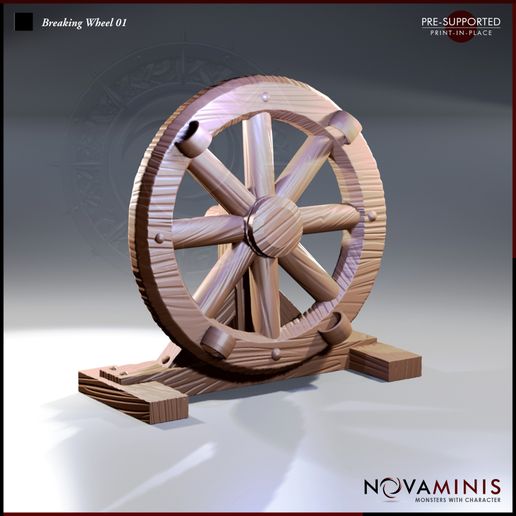 🛞 Breaking Wheel 01・ 3D File for 3D printing・Cults