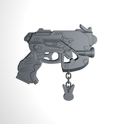 🔫 D.va Gun・Free 3D File for ・Cults