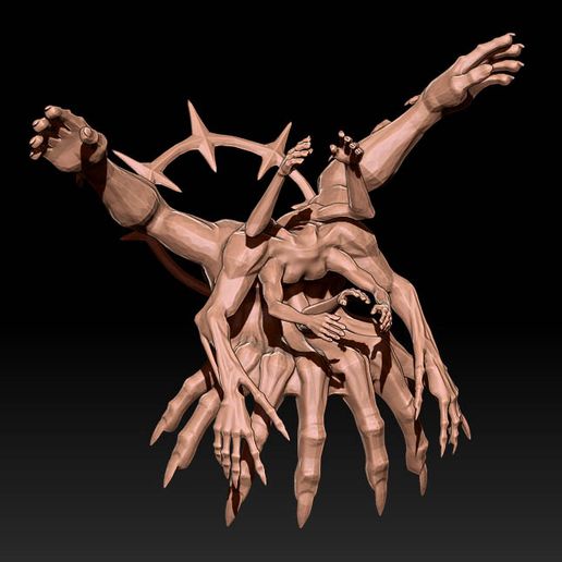 STL file Ravenous Reach - Darkest Dungeon 🎲 (OBJ)・3D printable model to ...