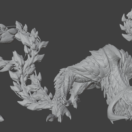 👹 Arkveld 1/100 - Monster Hunter Wilds・ 3D File for 3D printing・Cults