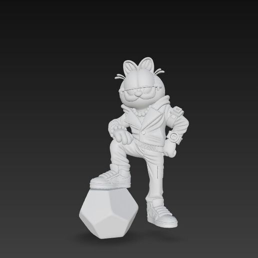 🆒 3D Printable Cool Garfield (Streetwear & Hip-Hop Style)・ STL File for ...