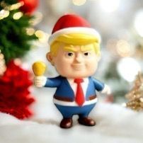 🎅 Festive Trump Figurine - Santa Hat Edition (3D Printable Design)・ STL ...