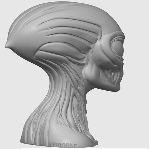 👨 Grey Man Alien – Variant 1・ 3MF File for 3D printing・Cults