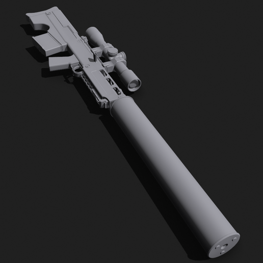 STL file BullPup VSSK Vykhlop Sniper ( Prop-Gun ) 1/1 Scale 🔫 (3MF)・3D ...