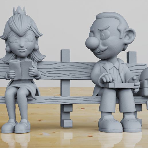 Archivo STL mario forrest gump - mario bros 🎲 ・Idea de impresión 3D ...
