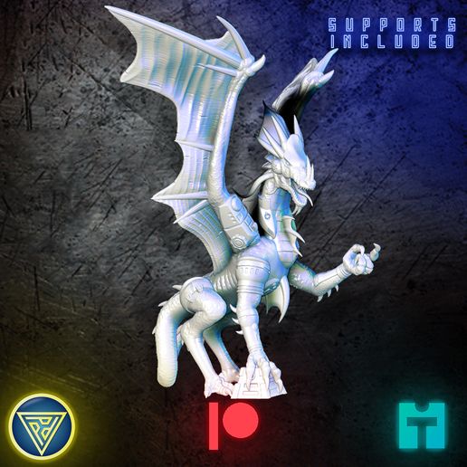 ☀️ Solar Dragon・ STL File for 3D printing・Cults