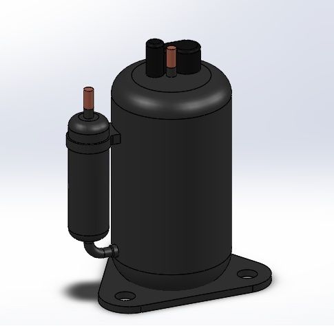 🗝️ Split Air Conditioning Compressor Keychain・ STL File for ・Cults