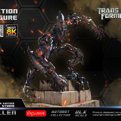 🤖 Transformers - Fallen - Action Fig 3D print・ 3D File for 3D printing ...