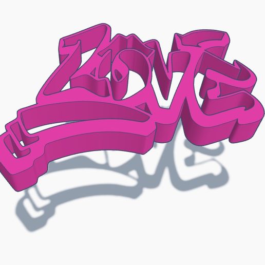 how to draw 3d love graffiti letters