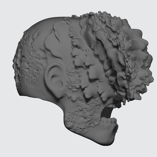 🎮 THE LAST OF US CLICKER HEAD・ STL File for 3D printing・Cults