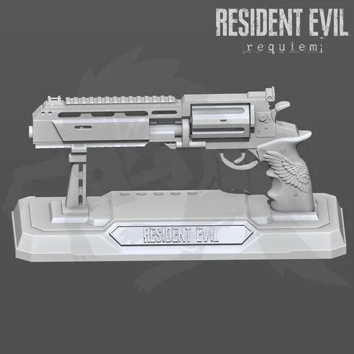 Requiem Revolver Stand – Residual Evil: Requiem (RE9) Display Base ...
