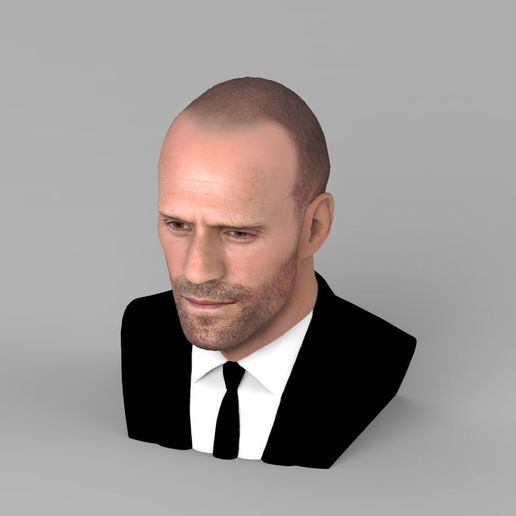 👤 Jason Statham bust for full color 3D printing・ STL File for 3D ...
