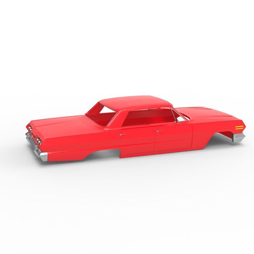 🔝 1963 chevy impala hard top rc body shell・ 3D File for 3D printing・Cults