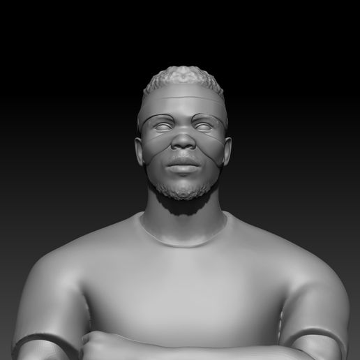 STL file Victor Osimhen 👾 ・Template to download and 3D print・Cults