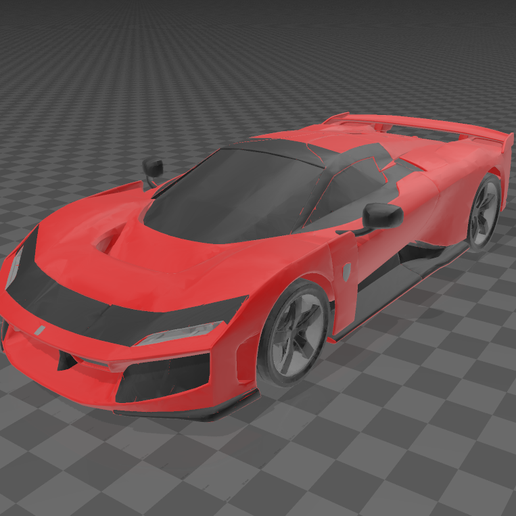 STL file Ferrari F80 (Low Poly) 🚗 (OBJ and 3MF)・Model to download and ...