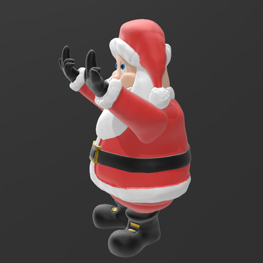 🎅 Rude santa・ STL File for 3D printing・Cults