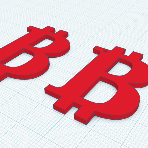 🗝️ Bitcoin Keychain・ STL File for 3D printing・Cults