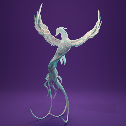 🦅 Phoenix bird・Archivo STL para ・Cults