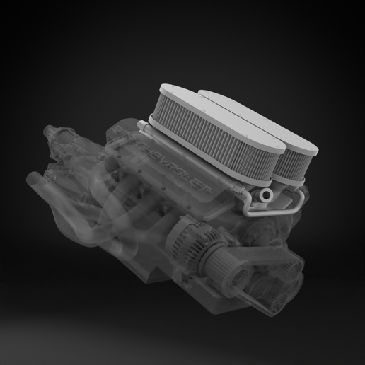 🚙 Big Block Intake - Drift Styler Intake.・ STL File for 3D printing・Cults