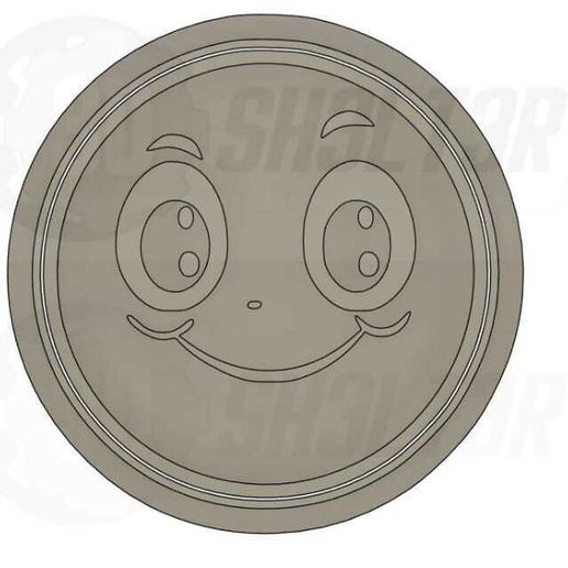 🍪 HAPPY FACE COOKIE CUTTER, CARA FELIZ・ STL File for 3D printing・Cults