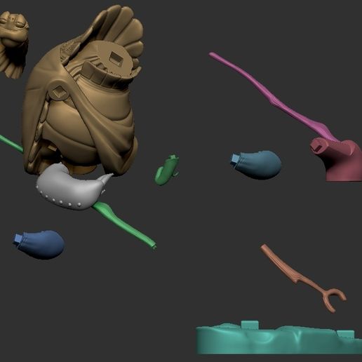 🐼 Master Oogway from Kung Fu Panda 3D print model・ OBJ File for ・Cults