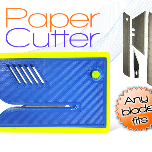 🛠️ Paper Cutter・Archivo STL Gratis para ・Cults