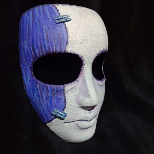 🎃 Sally Face Mask・ STL File for 3D printing・Cults