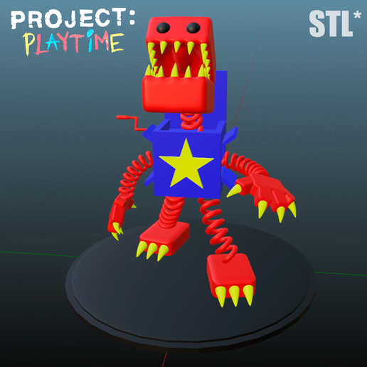🎨 BOXY BOO FROM POPPY PLAYTIME・ STL File for 3D printing・Cults