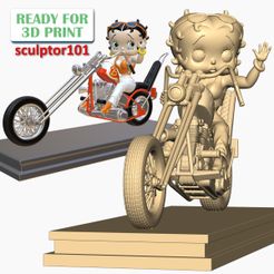 Télécharger 6 modèles 3D de Betty Boop listés par sculptor101 ...
