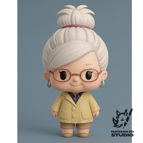 👘 Seiko Ayase Chibi・ STL File for 3D printing・Cults