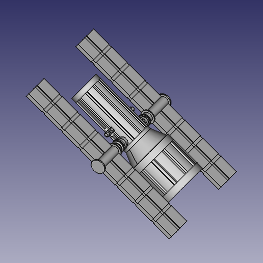 🛰 ORBITAL SPACE SATELLITE PROTOTYPE CONCEPT・ STL File for 3D printing・Cults