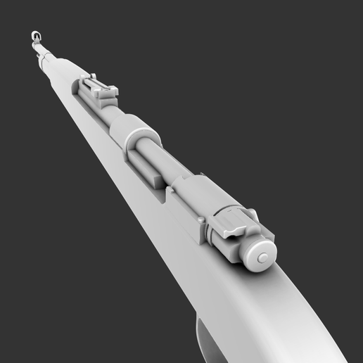 🪖 German WW2 Kar 98 rifle in 1/72・Free STL File for 3D printing・Cults