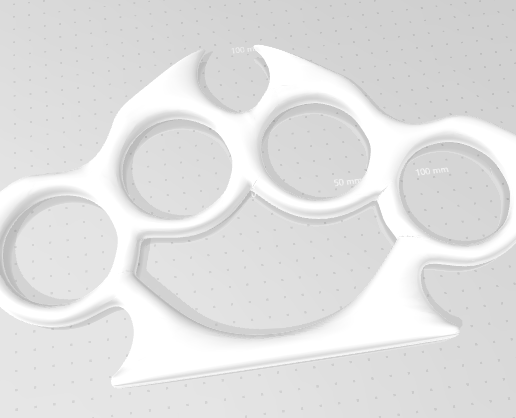 STL file brass knuckles-tirapugni-wolverine claws 🔫 ・Design to download ...