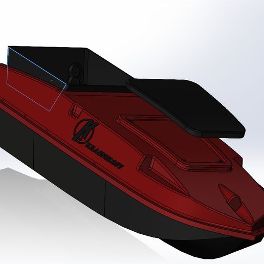 🎏 Carp boat , Bait Boat New Design v3 This is a single-hopper bait boat ...