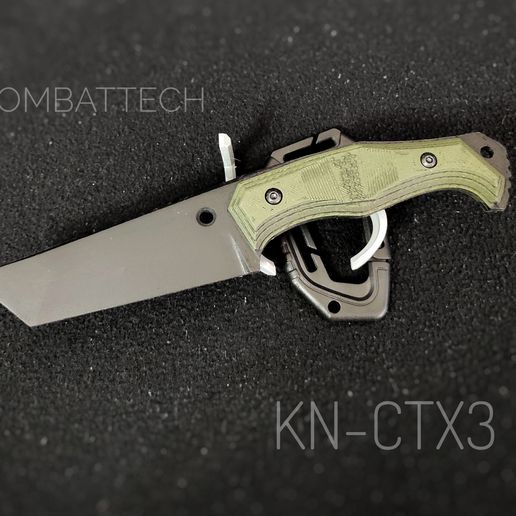 🔪 Knife CTX-KN3・ STL File for 3D printing・Cults