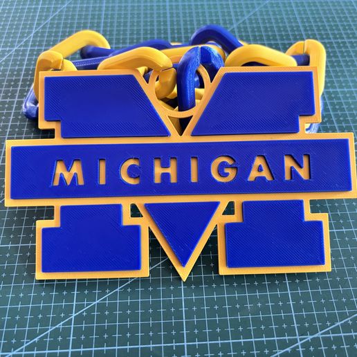 🏈 Michigan Wolverines NCAAF Network・ STL File for 3D printing・Cults