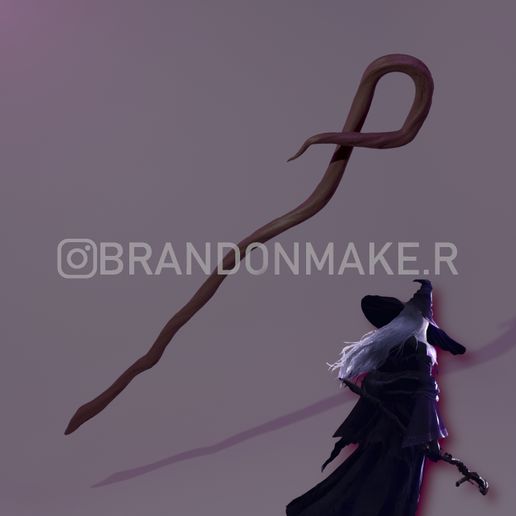 💍 Recluse Staff for Cosplay - Elden Ring Nightreign・ 3D File for 3D ...