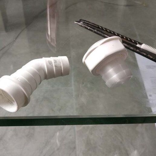 🏠 Washing Machine Drain Connector・ STL File for ・Cults
