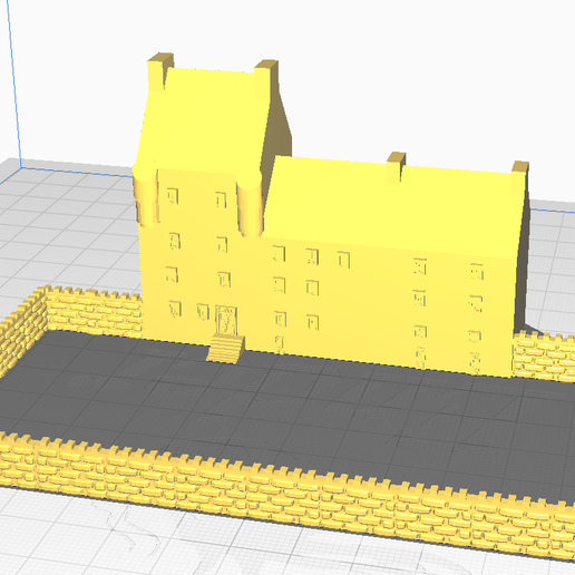 🏰 Lallybroch castle・ STL File for 3D printing・Cults