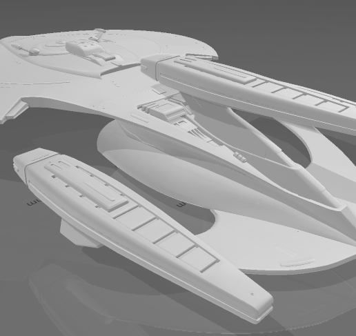 🖖 STO - Terran - Sirius-class Dreadnought・Free STL File for 3D printing ...