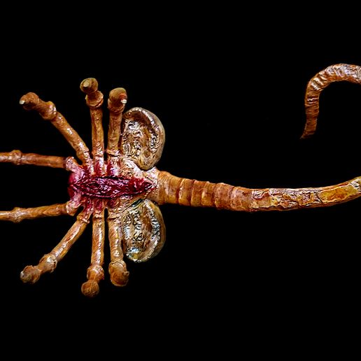 👽 ALIEN FACEHUGGER FOR OVERSIZED BRICK-STYLE MINIFIGURE・ STL File for ...