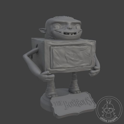 👟 Shoe - boxtrolls - fanart- troll・ STL File for 3D printing・Cults