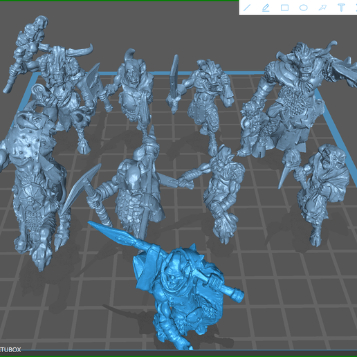 3D file Old Fantasy 'Mord' - Beasty Boys set 👴 ・3D printer model to ...