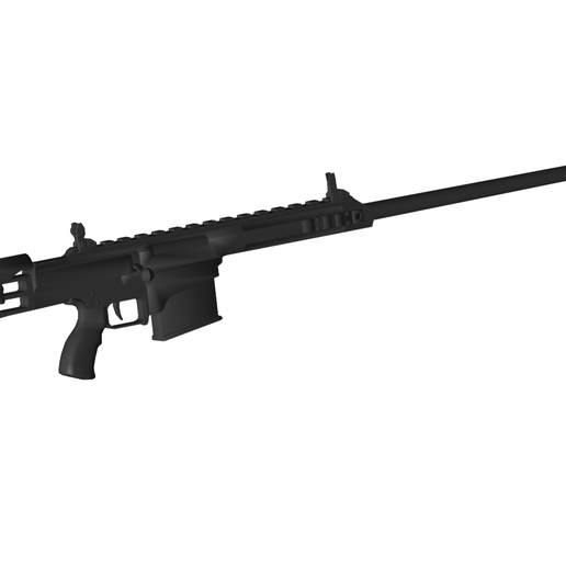 🔫 Barrett Model 98・Archivo OBJ para Impresión 3D・Cults