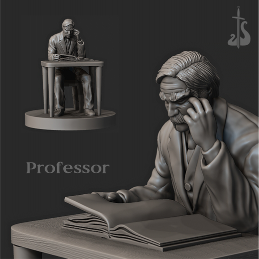 🎲 Professor・ 3D File for 3D printing・Cults