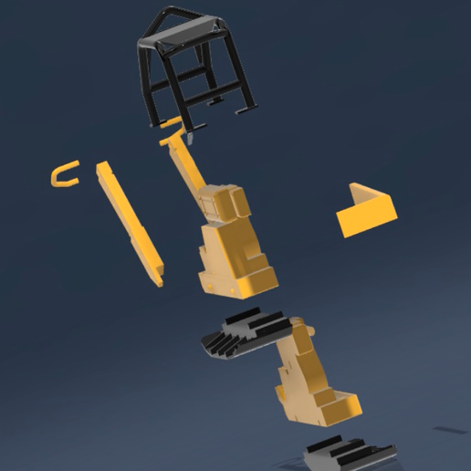 🌆 Compactor 1/14 scale model・Free 3MF File for 3D printing・Cults